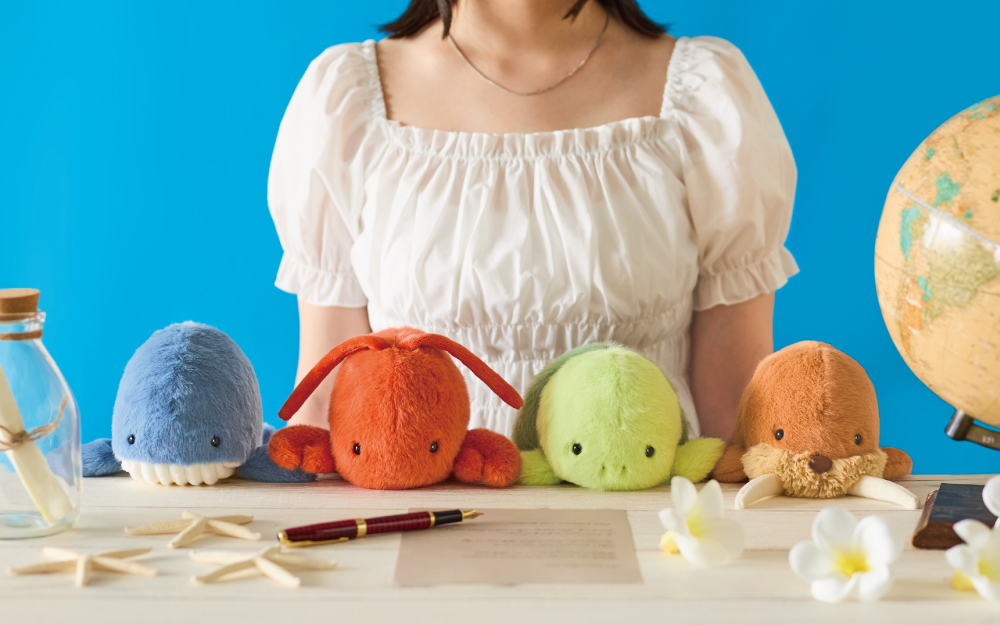 ふんばるず Posture Pal (Regular) Lobster/Sea Turtle/Whale/Walrus | Sonny ...